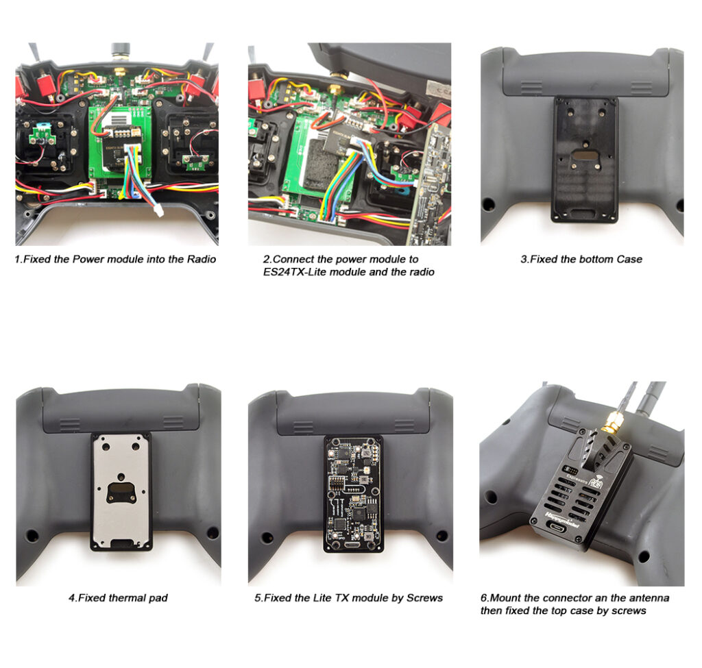 Happymodel 2.4g ExpressLRS ELRS TX module ES24TX-Lite for T-lite ...