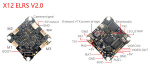 X12 AIO 5-IN-1 Flight controller built-in 12A ESC and OPENVTX Support 1 ...