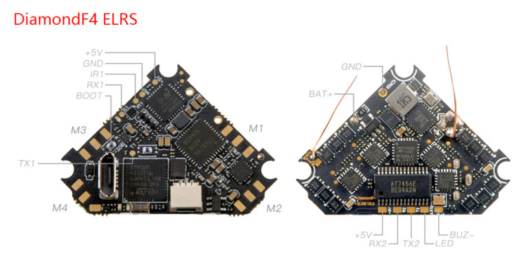 Happymodel DiamondF4 ELRS/FRSKY AIO 5-IN-1 Flight controller built-in ...