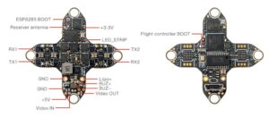 CrossF4 ELRS 1-2S flight controller for Tinywhoop with BMI270 IMU and ...